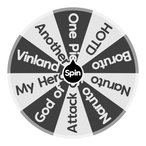 What is the best ANIME? part1 | Spin The Wheel - Random Picker