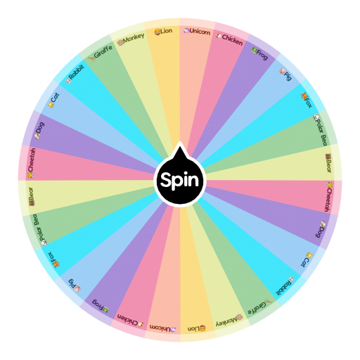 What is ur spirit animal? | Spin the Wheel - Random Picker