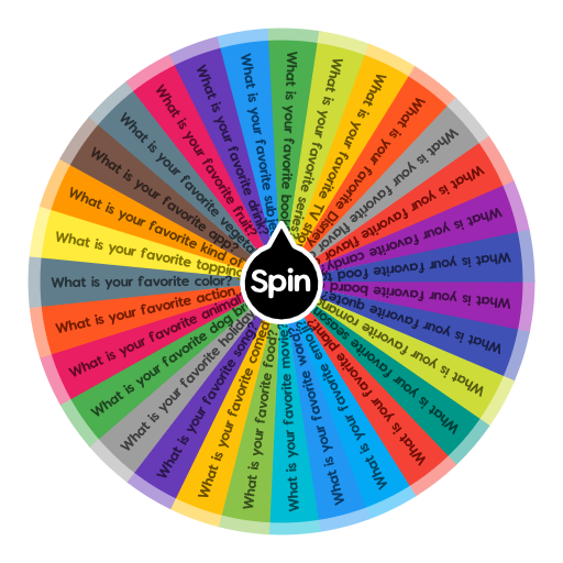 What is your favorite? | Spin the Wheel - Random Picker