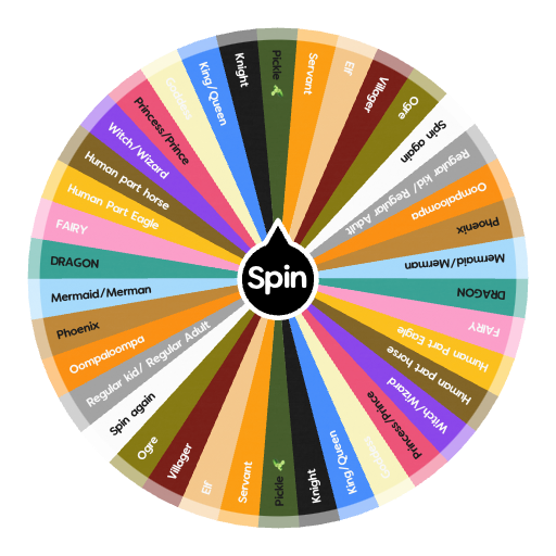 What is your role in A fantasy 😇😈 | Spin the Wheel - Random Picker