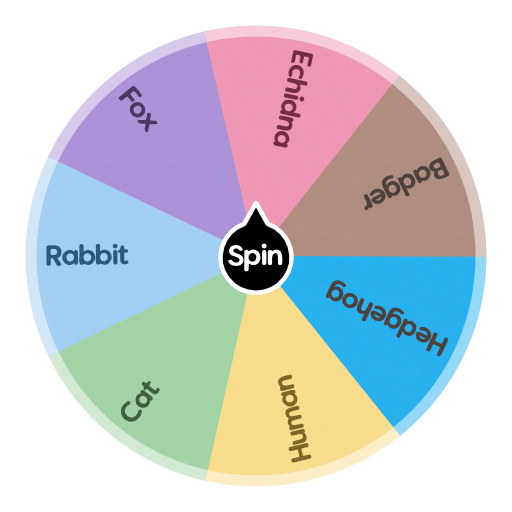 What is your Sonic the hedgehog race? | Spin the Wheel - Random Picker
