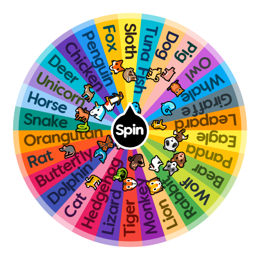 What is your spirit animal? | Spin the Wheel - Random Picker