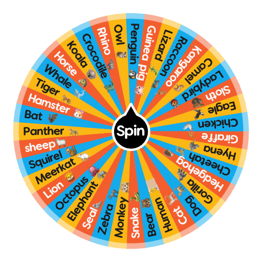 What is your spirit animal? | Spin the Wheel - Random Picker