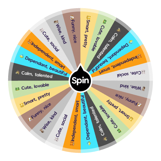 What is your spirit animal? | Spin the Wheel - Random Picker