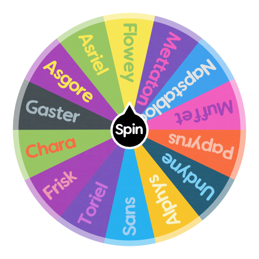 What Is Your Undertale Character Role Spin The Wheel App