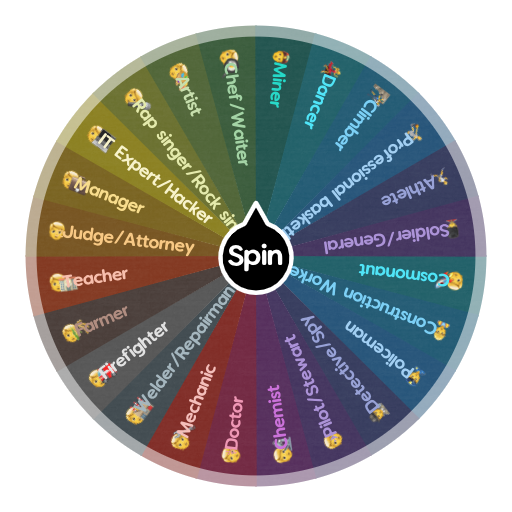 What job you will do? | Spin the Wheel - Random Picker
