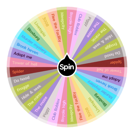 What kind of Roblox game are you? | Spin the Wheel - Random Picker