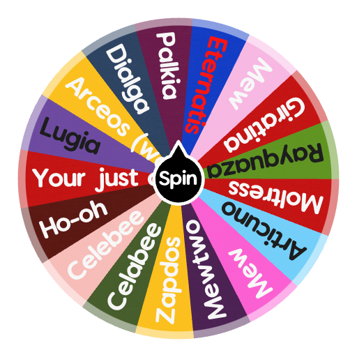 What LEGENDARY POKÉMON are you related to? | Spin the Wheel - Random Picker