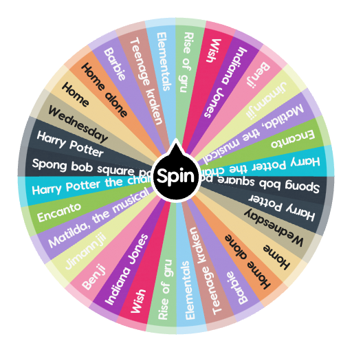 What movie to watch ? | Spin the Wheel - Random Picker