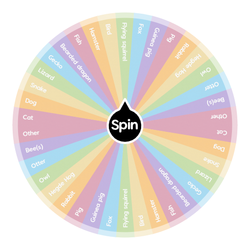 What pet should you get? | Spin The Wheel App