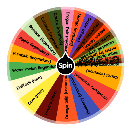 What plant did you get? | Spin the Wheel - Random Picker