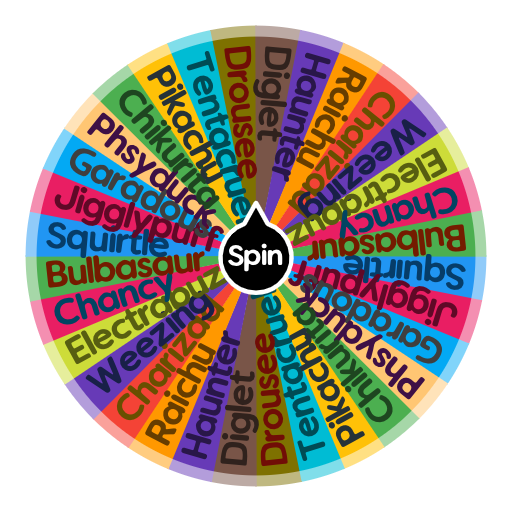 What pokemon are you | Spin the Wheel - Random Picker