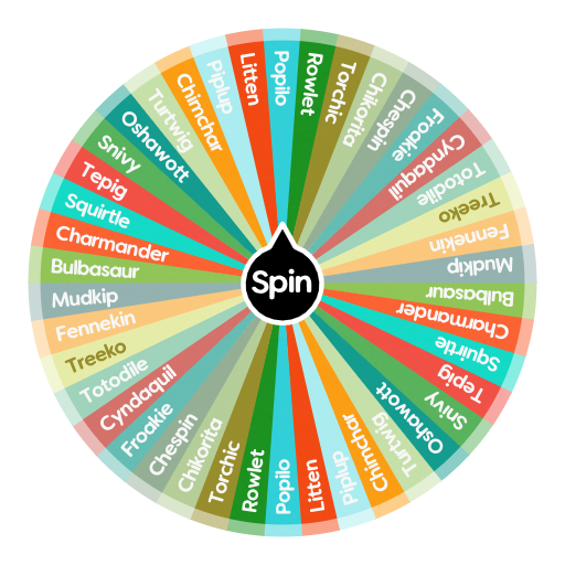 What Pokémon Starter Are You | Spin the Wheel - Random Picker