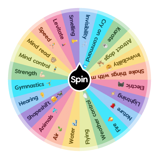 What power do you have? | Spin the Wheel - Random Picker
