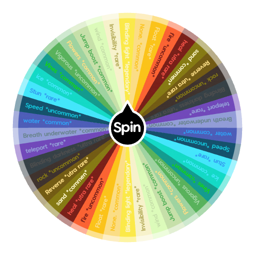 What power will you get? | Spin The Wheel App