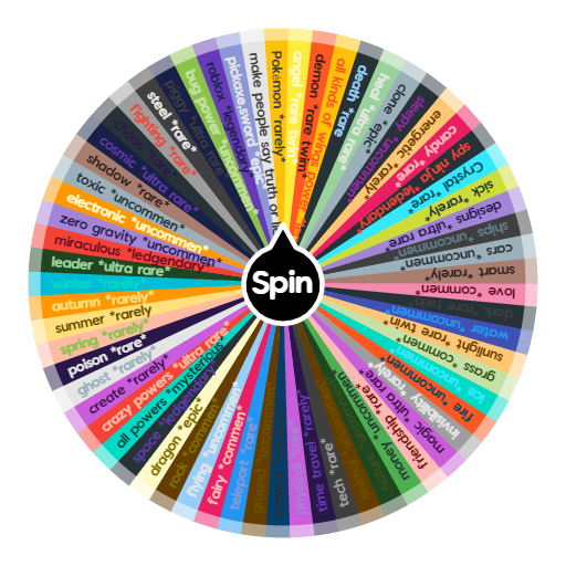 what power will you get? | Spin the Wheel - Random Picker