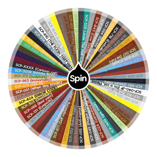 What SCP are you? | Spin the Wheel - Random Picker