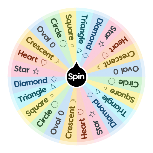 What shape is yours? - different shapes | Spin the Wheel - Random Picker