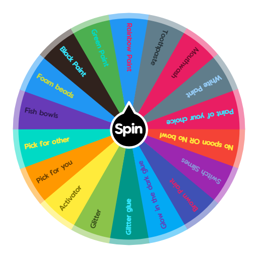 What Should I add to my Slime?!? | Spin the Wheel - Random Picker