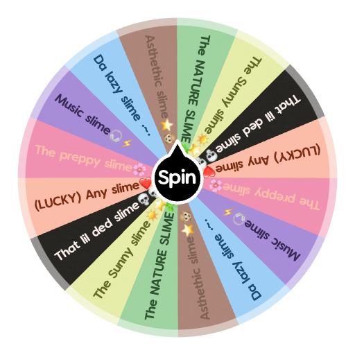 WHAT SLIME ARE U?? 🌸🌵💖🐚 :p | Spin the Wheel - Random Picker