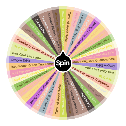 What Starbucks Drink? ☕️ 🍵 | Spin the Wheel - Random Picker