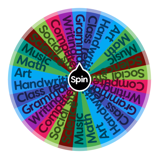 What subject should you study | Spin the Wheel - Random Picker