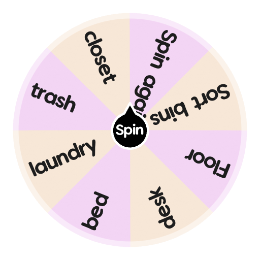 What to clean | Spin the Wheel - Random Picker