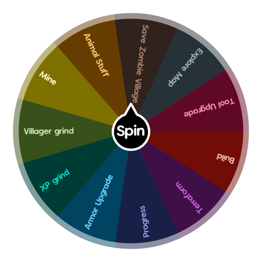 What to do in Minecraft | Spin the Wheel - Random Picker