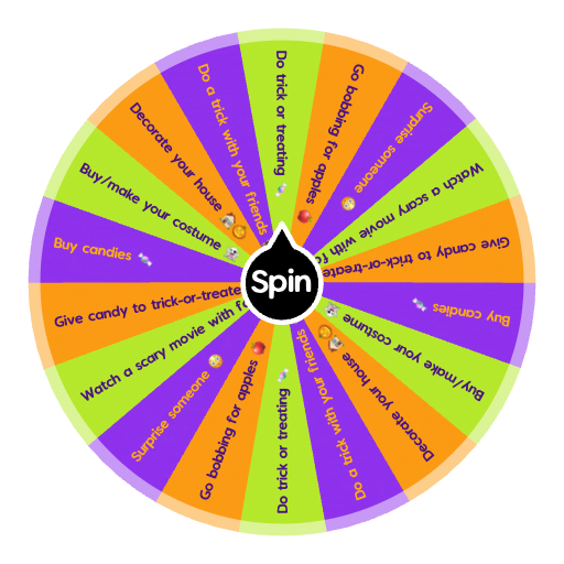 What to do on Halloween 🎃 | Spin the Wheel - Random Picker