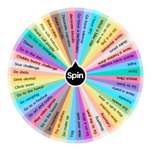 What to do on sleepovers?! | Spin the Wheel - Random Picker