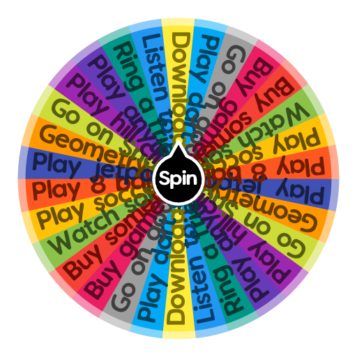 What to do or play on your phone | Spin The Wheel - Random Picker