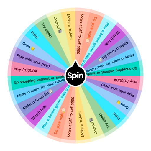 What to do when bored | Spin the Wheel - Random Picker
