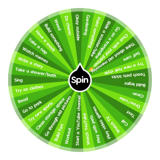 What to do when Bored | Spin the Wheel - Random Picker
