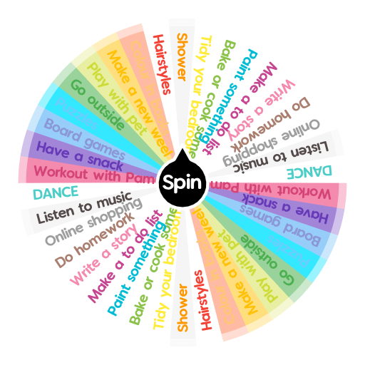 WHAT TO DO WHEN BORED IN QUARANTINE!!!🌈💙💜🍔🖌🏖 | Spin the Wheel - Random ...