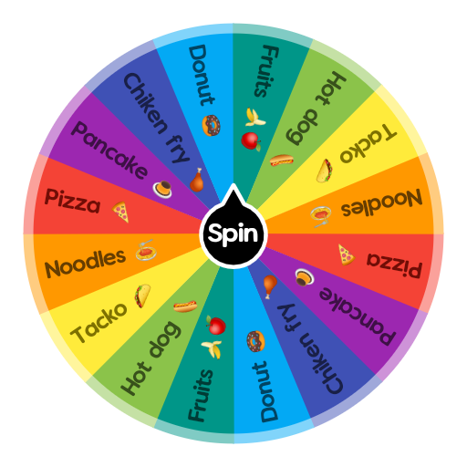 What to eat?? | Spin The Wheel - Random Picker