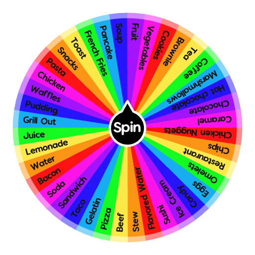 What to eat/drink | Spin the Wheel - Random Picker