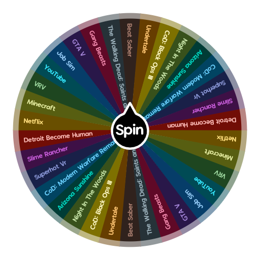 What to play on PS4 | Spin The Wheel - Random Picker