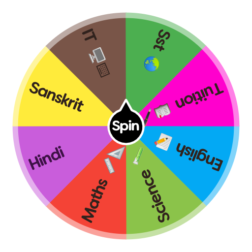 What To Study First | Spin the Wheel - Random Picker