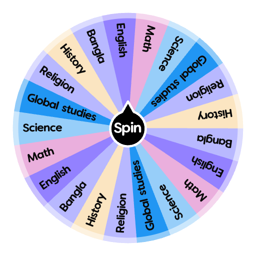 What to study | Spin The Wheel - Random Picker