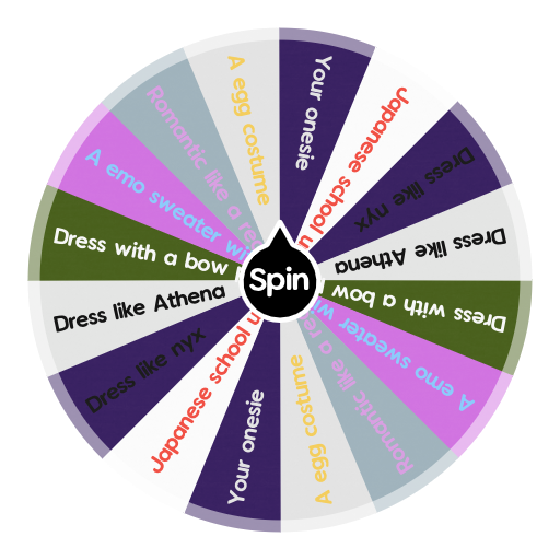 What to wear for prom school or home girls only | Spin the Wheel ...