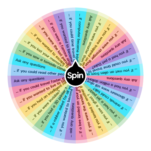 What would you do ... | Spin the Wheel - Random Picker