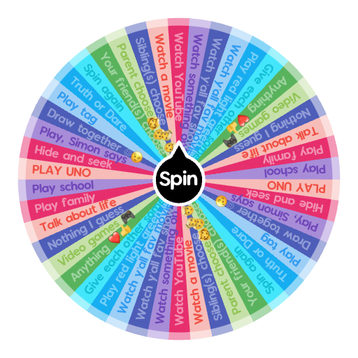 What you and your friend(s) can do together ️ ️ | Spin the Wheel ...