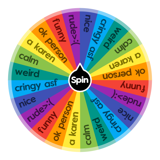 what your moms personality is | Spin the Wheel - Random Picker