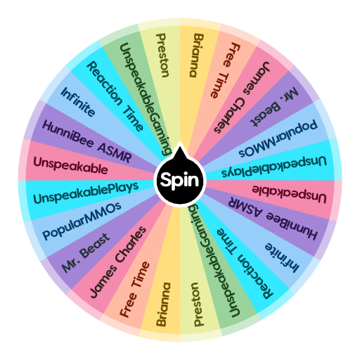 What YouTuber to watch | Spin the Wheel - Random Picker