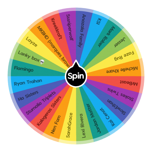 What YouTuber To Watch? (Random Edition) | Spin the Wheel - Random Picker