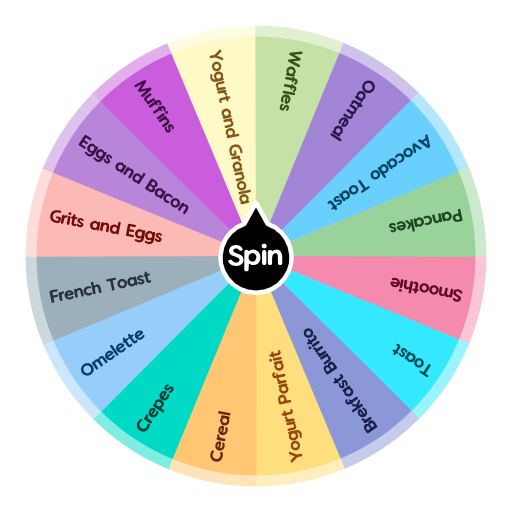 What's for Breakfast? | Spin the Wheel - Random Picker