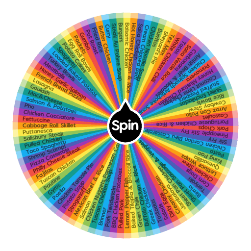 What's for Dinner? 101 Ideas! | Spin the Wheel - Random Picker
