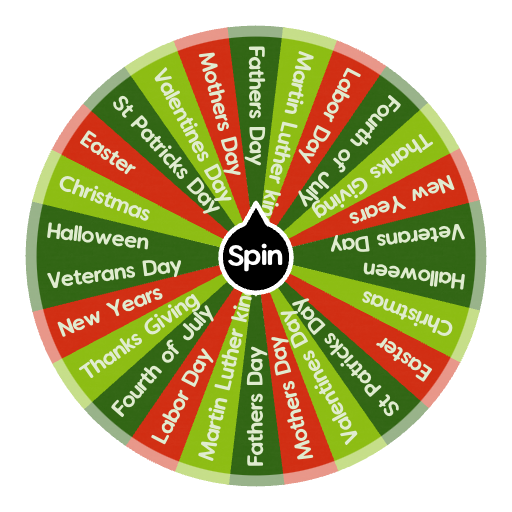 Whats Your Favorite Holiday | Spin the Wheel - Random Picker