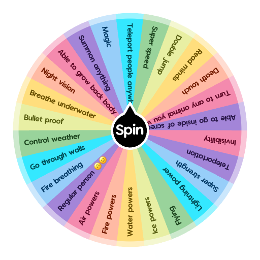 What's your forever superpower? | Spin the Wheel - Random Picker