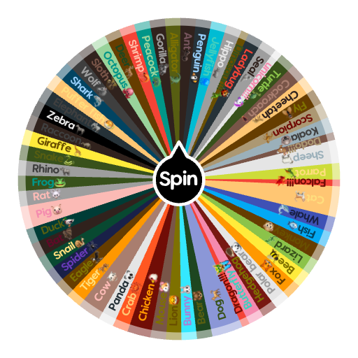 What’s your spirit animal? | Spin the Wheel - Random Picker